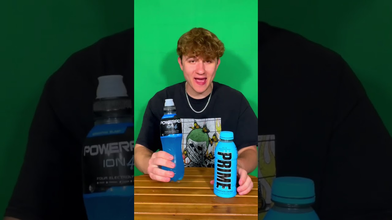 PRIME VS POWERADE 🥤 #shorts