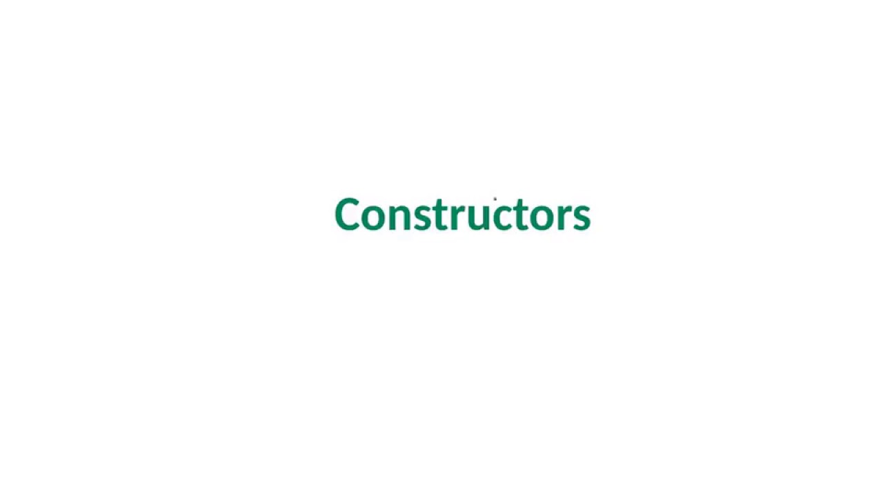 Constructors in Java_PPT