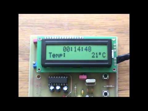 Digital Thermometer ATmega8 + LM35DZ