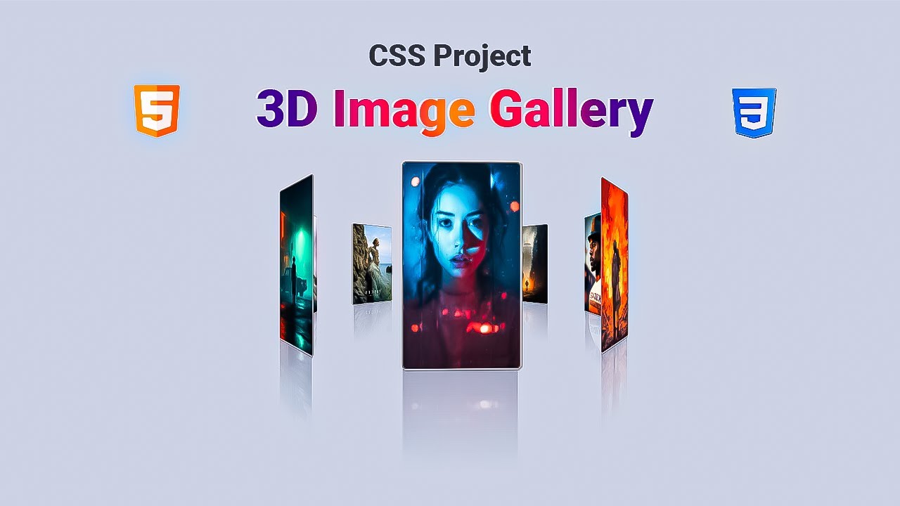 Create a 3D Image Carousel Animation with Pure HTML CSS | No JavaScript! | MZCode01 #css #coding