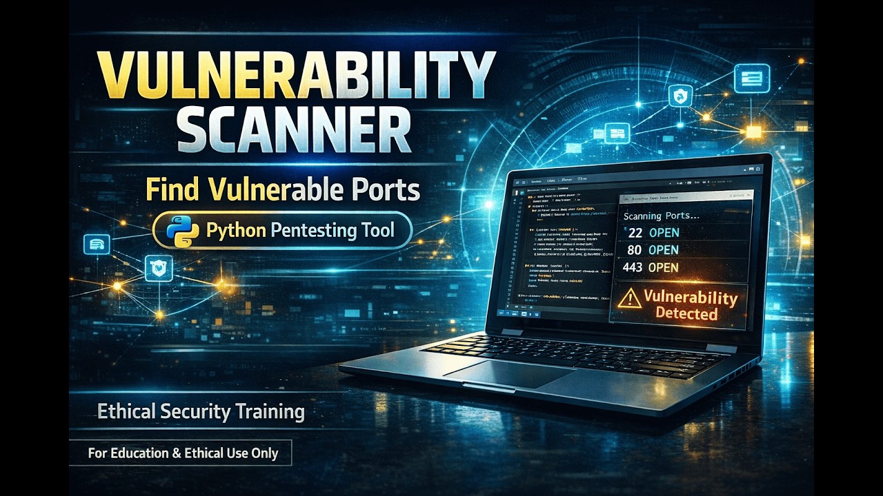 Python Vulnerability Scanner Tutorial | Finding Vulnerable Ports for Pentesting