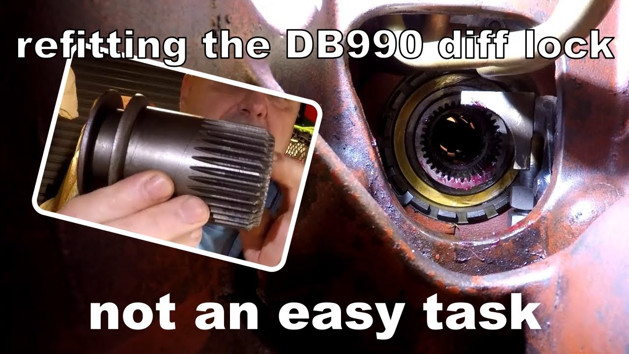 David Brown 990 refitting the diff lock #79