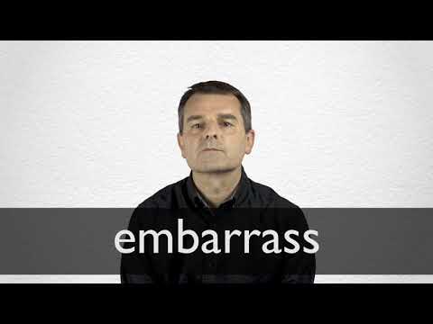 EMBARRASS definition and meaning | Collins English Dictionary