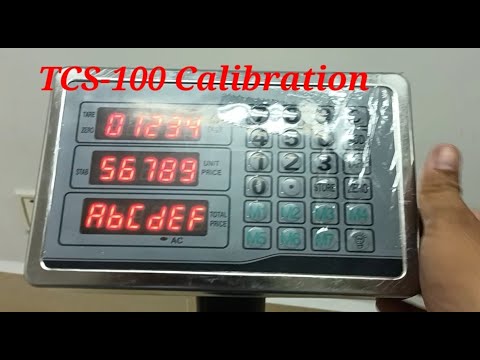 TCS 100 Platform Scale Calibration, 100kg