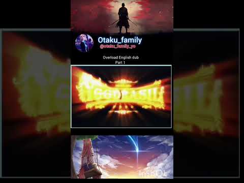overlord english dubbed session 1 episode 1 part 1. #anime #animeedit #animelover