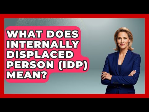What Does Internally Displaced Person (IDP) Mean? - International Policy Zone