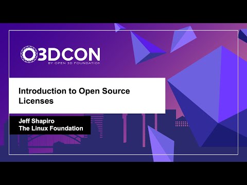 Introduction to Open Source Licenses Jeff Shapiro, The Linux Foundation
