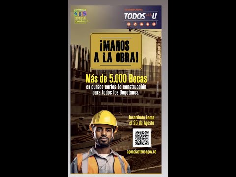 BECAS SECTOR CONSTRUCCION UNISABANA TEC, CERTIFICATE EN MAESTRO DE OBRA O ALBAÑIL