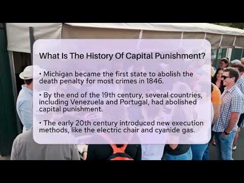 What Is The History Of Capital Punishment? - Making Politics Simple