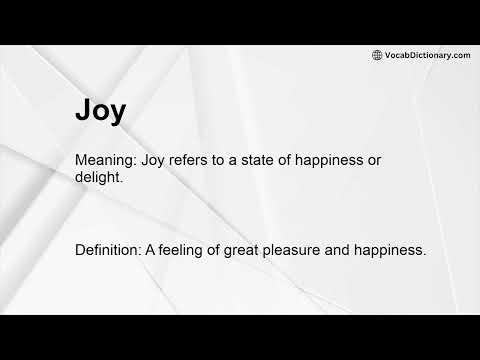 Joy Meaning