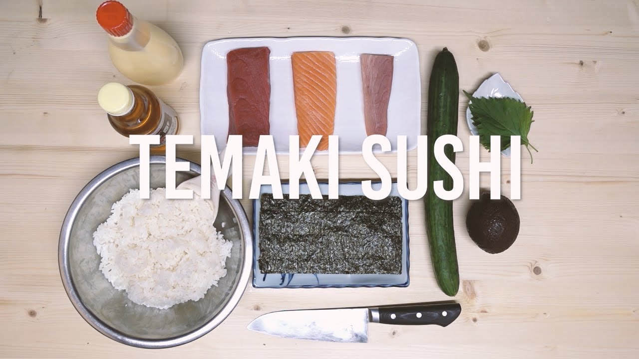 Hokkai Recipe - Temaki Sushi