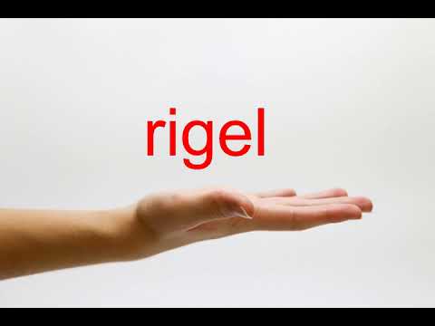 How to Pronounce rigel - American English