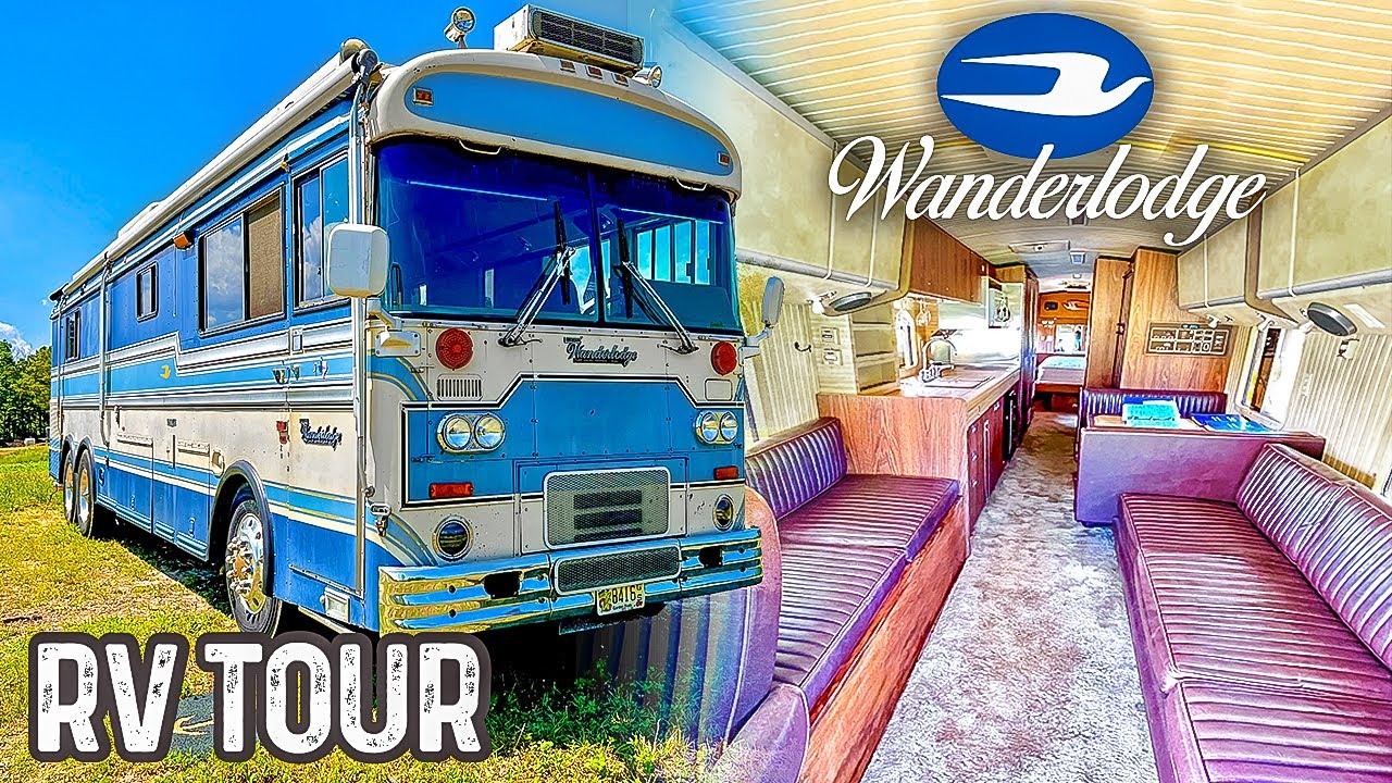 Inside the ULTRA LUXURIOUS BlueBird Wanderlodge RV Bus Conversion