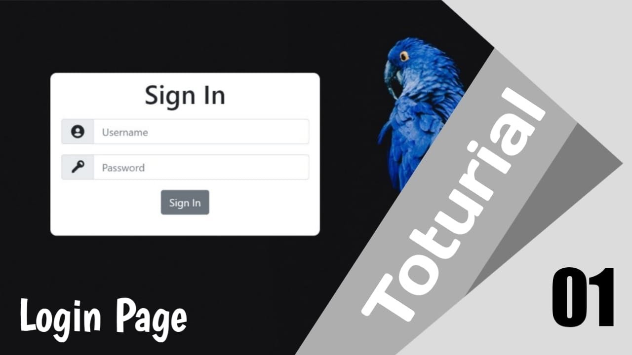 Creating a Login Page Using Bootstrap 5