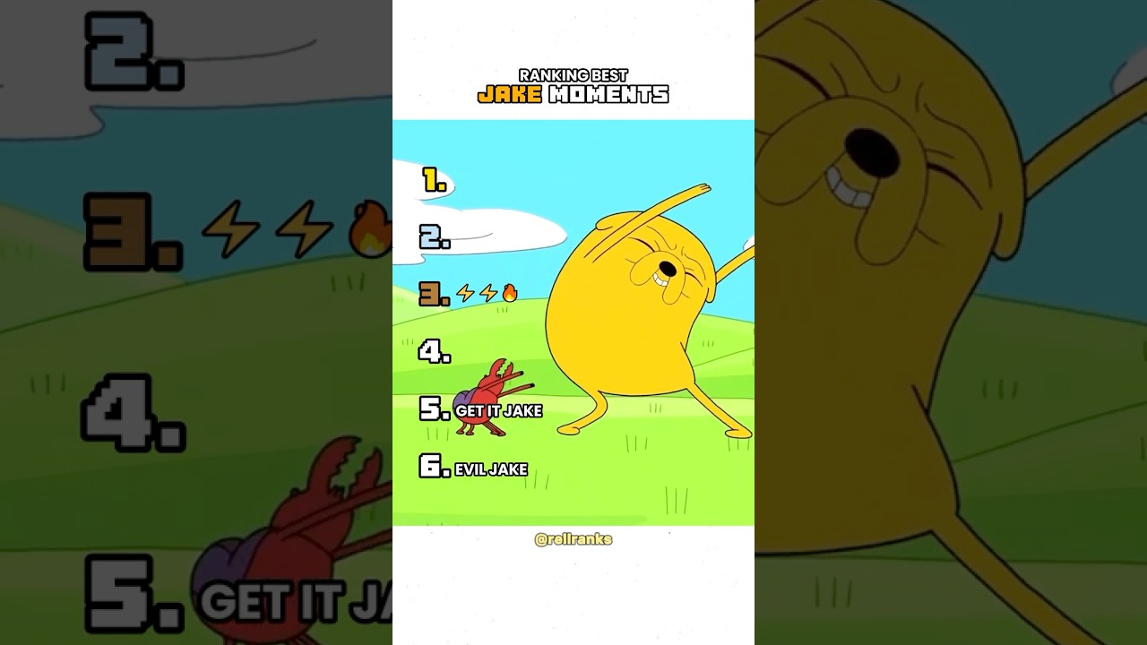 Ranking Adventure Time Jake Moments 😭