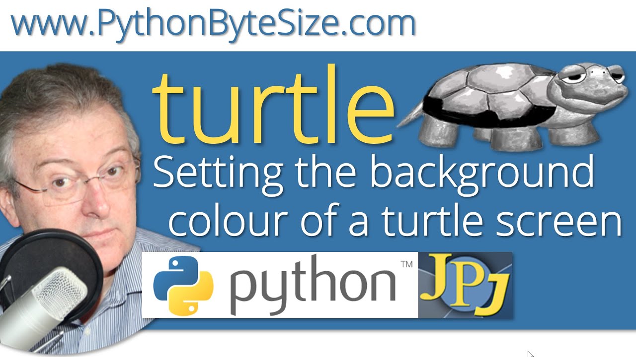 Setting the background color of a Python turtle screen