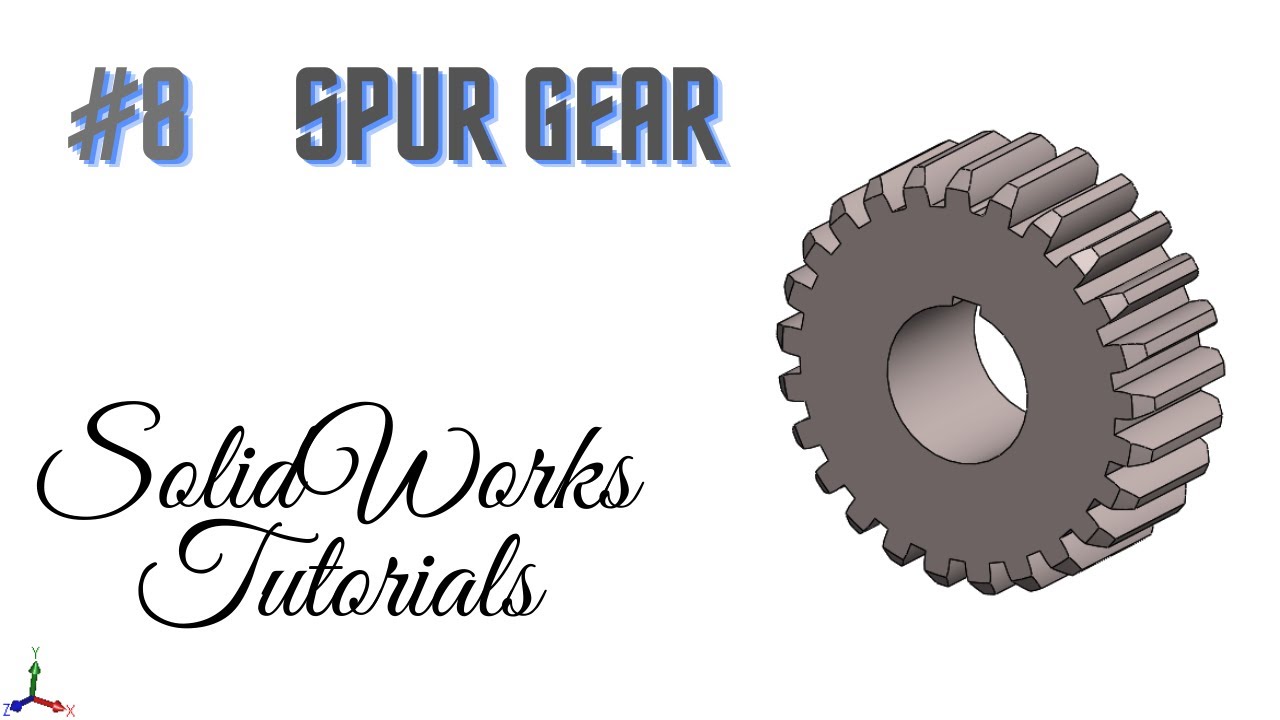 Design  Spur Gear || SolidWorks Tutorials #design #designing #3D #modeling #cad #solidworks