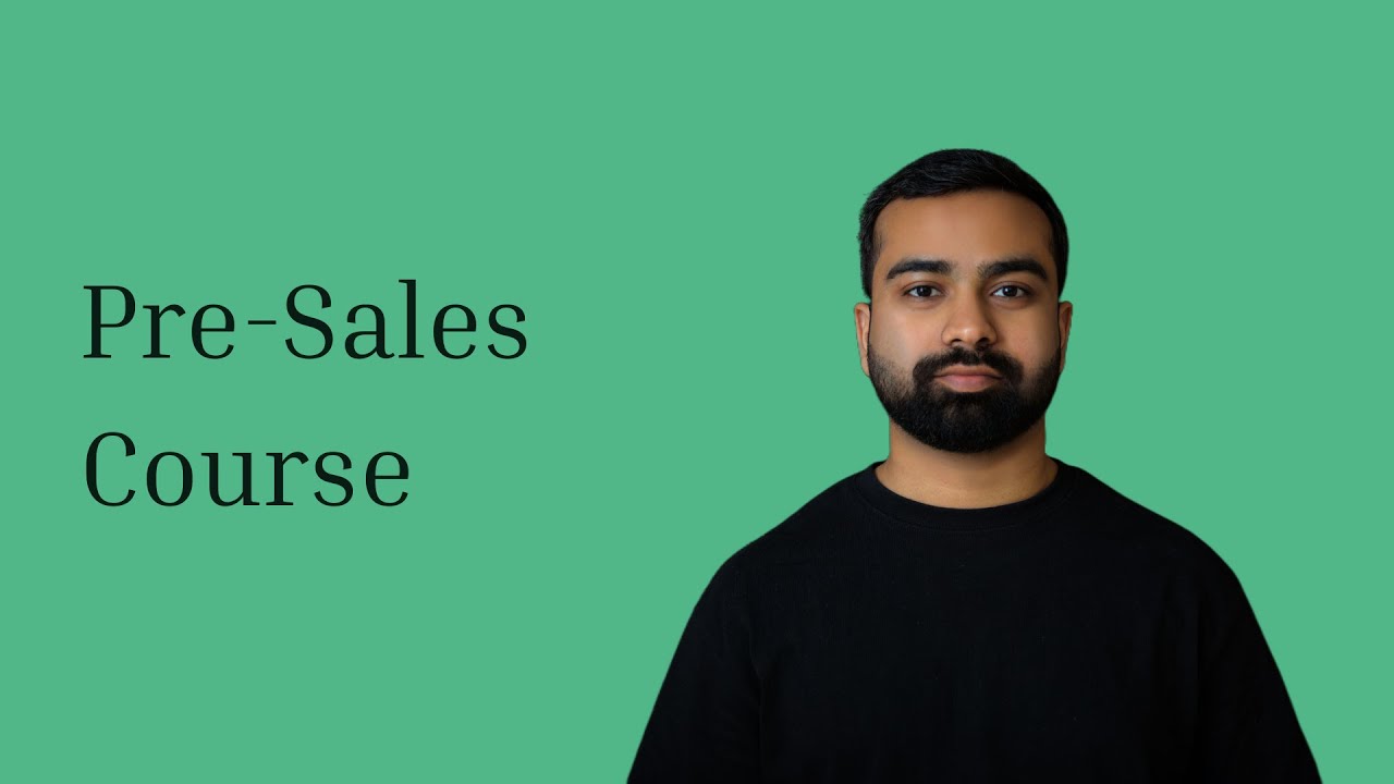 Course End | Pre-Sales Course