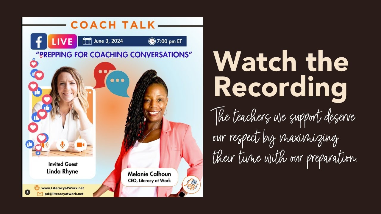 Prepping for Coaching Conversations