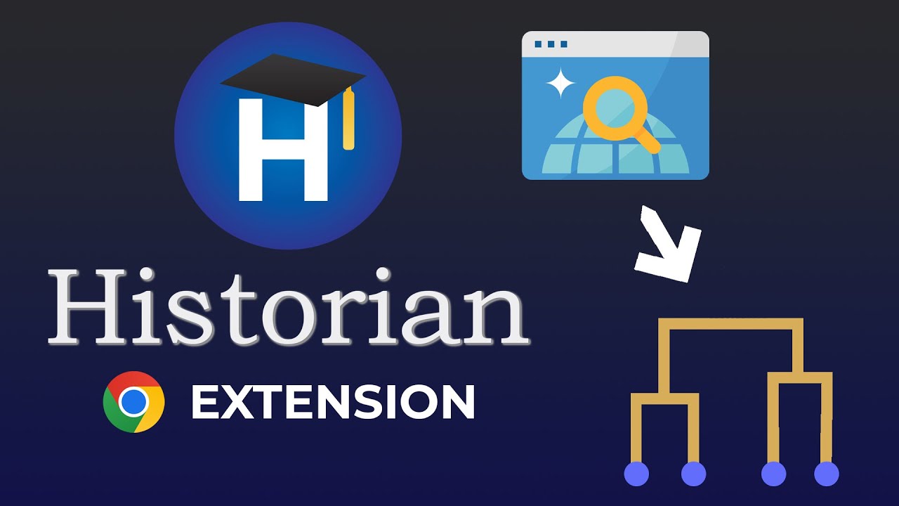 This Chrome Extension VISUALIZES YOUR SEARCHES - Historian Overview