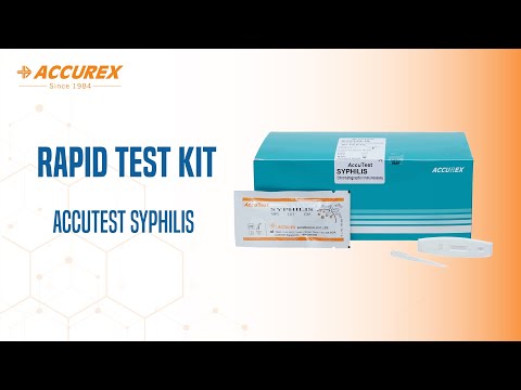 AccuTest Syphilis Rapid Card Test Kit | vdrl test | rpr test | Syphilis Meaning | Accurex