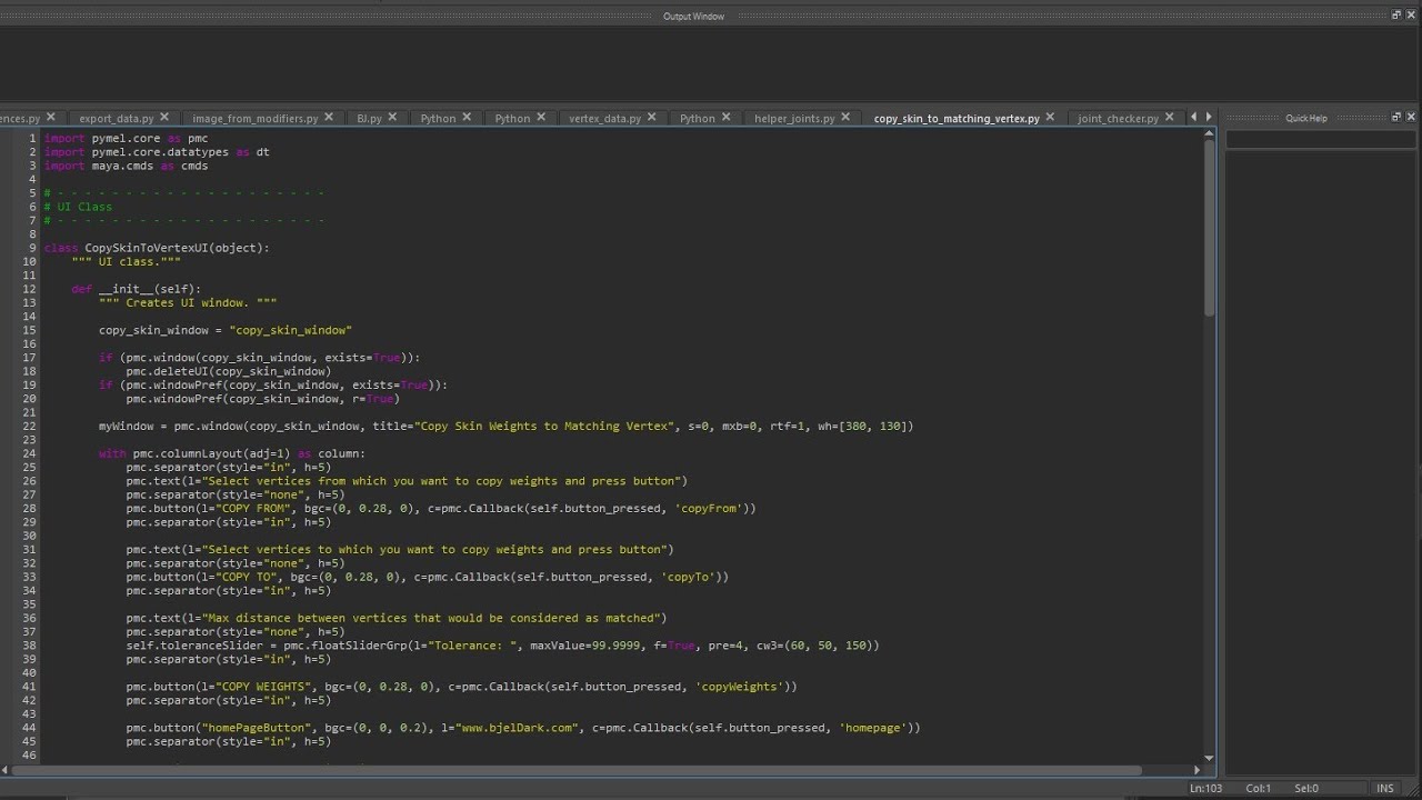 Python Scripts [Angle Tool, Helper Joints]
