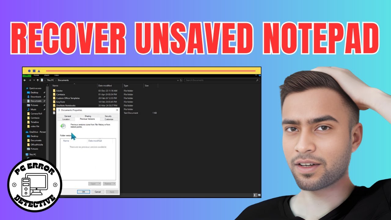 How to Recover Unsaved Notepad |  Quick Solutions to Retrieve Your Data