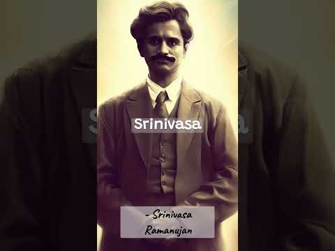 Srinivasa Ramanujan - A Glimpse of Motivational Wisdom #motivational #shorts #motivation #quote