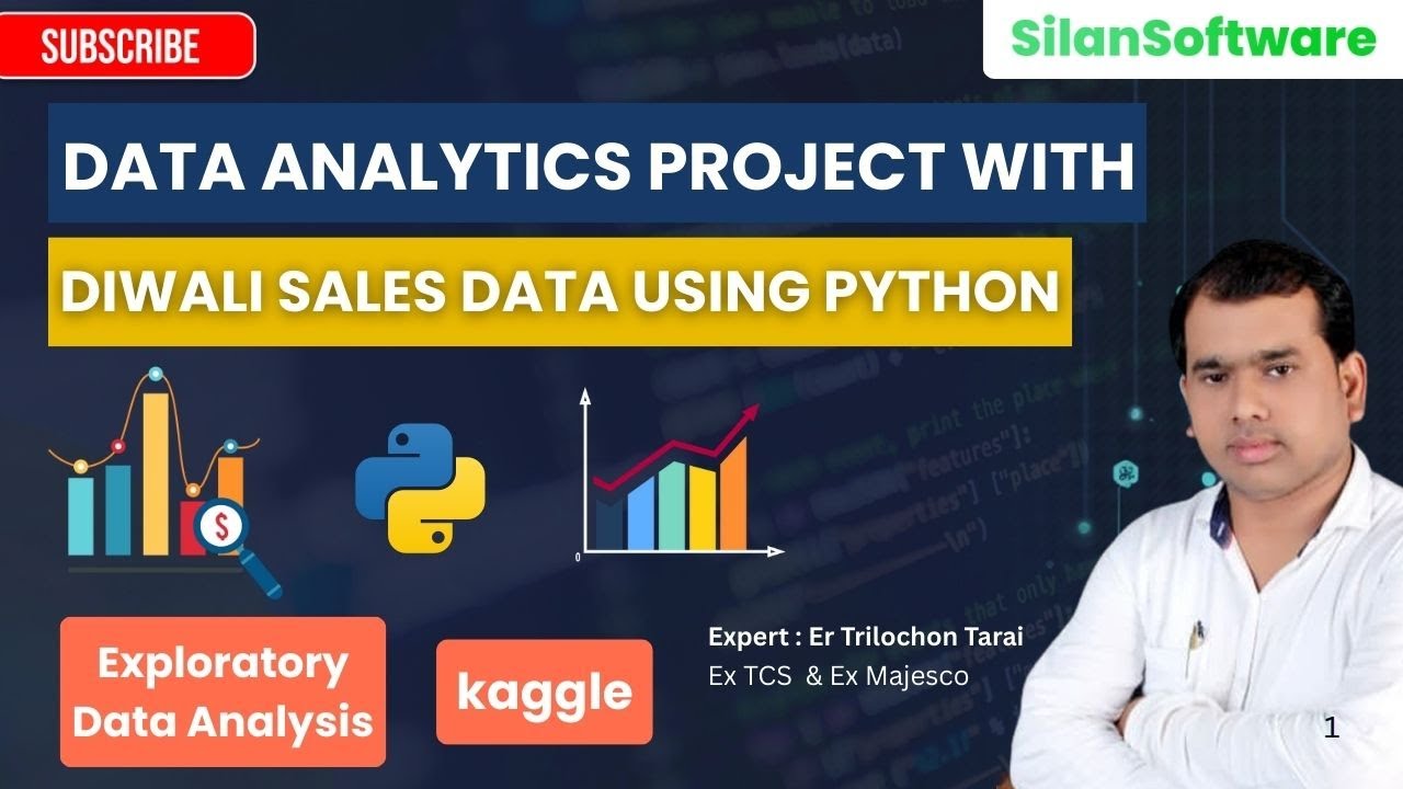 Data Analytics Project with Python | Diwali Sales Dataset | Step-by-Step EDA |Silan Software