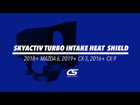 2.5L Skyactiv Turbo Intake Heat Shield for Mazda 6 Turbo
