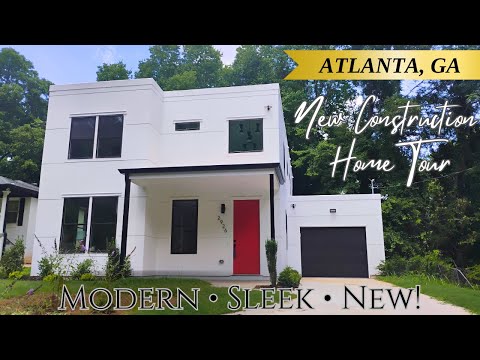 🏡See This Latest Modern SHOWSTOPPER | Atlanta New Construction Homes