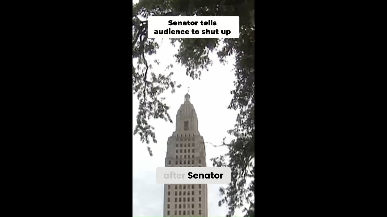 State Senator tells audience to 'shut up' during heated exchange over redistricting