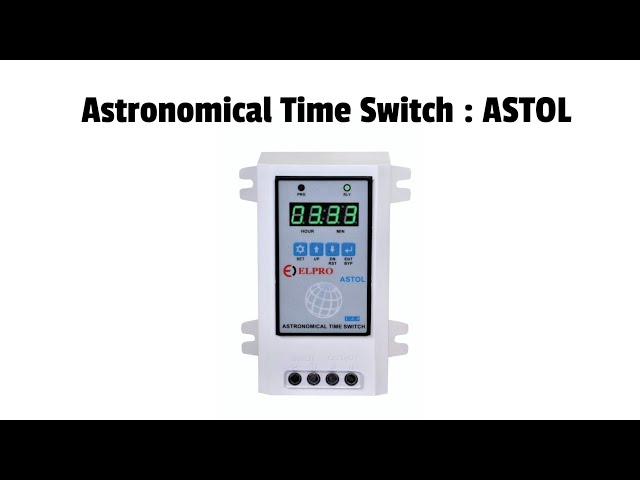Street Light Timer - Astronomical Timer Switch Manufacturer from Ahmedabad