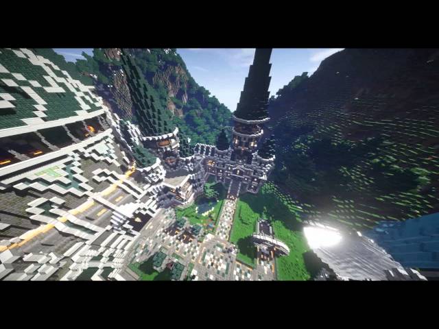 Modern Castle spawn design {1.8 Blocks} Minecraft Map