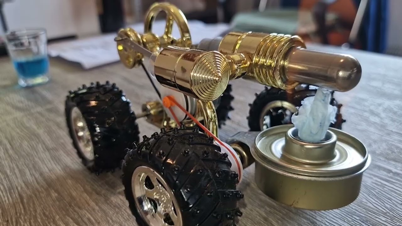 Stirling Engine Unboxing And First Try #unboxing