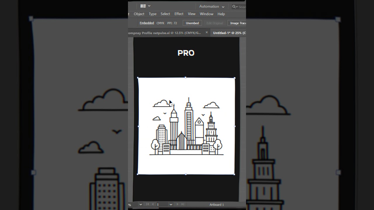 ✨Adobe Illustrator 2025 - Tips for Convert Images to Vectors remove white Background. #graphicdesign