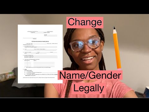 How To Legally Change Your Name/Gender | Transgender MTF