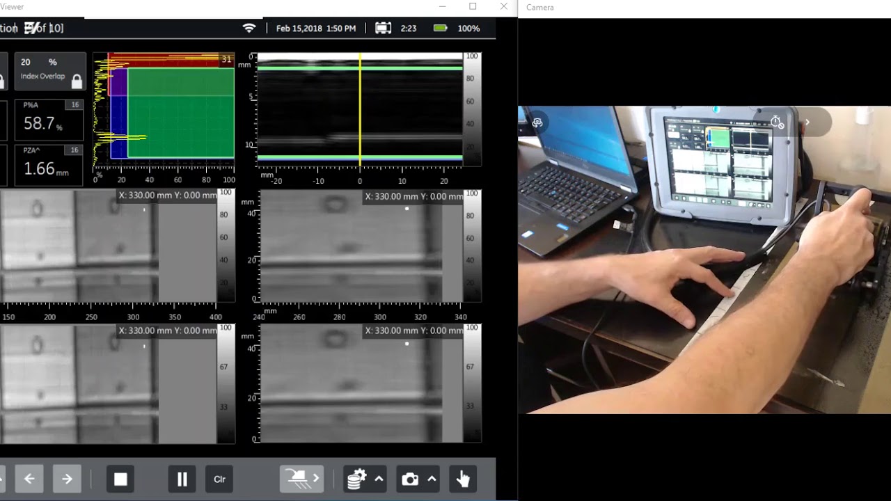 Rotoarray - Inspeção de Compósitos com Mentor UT