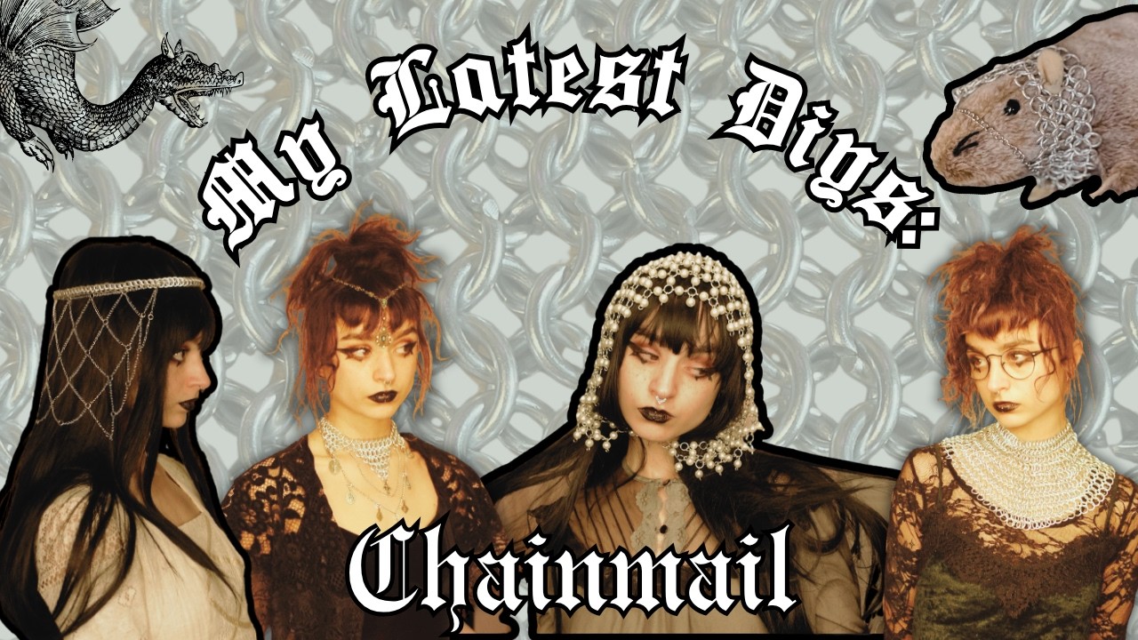 My Latest DIYs: Chainmail (+ Where I've Been!) 🐀👻