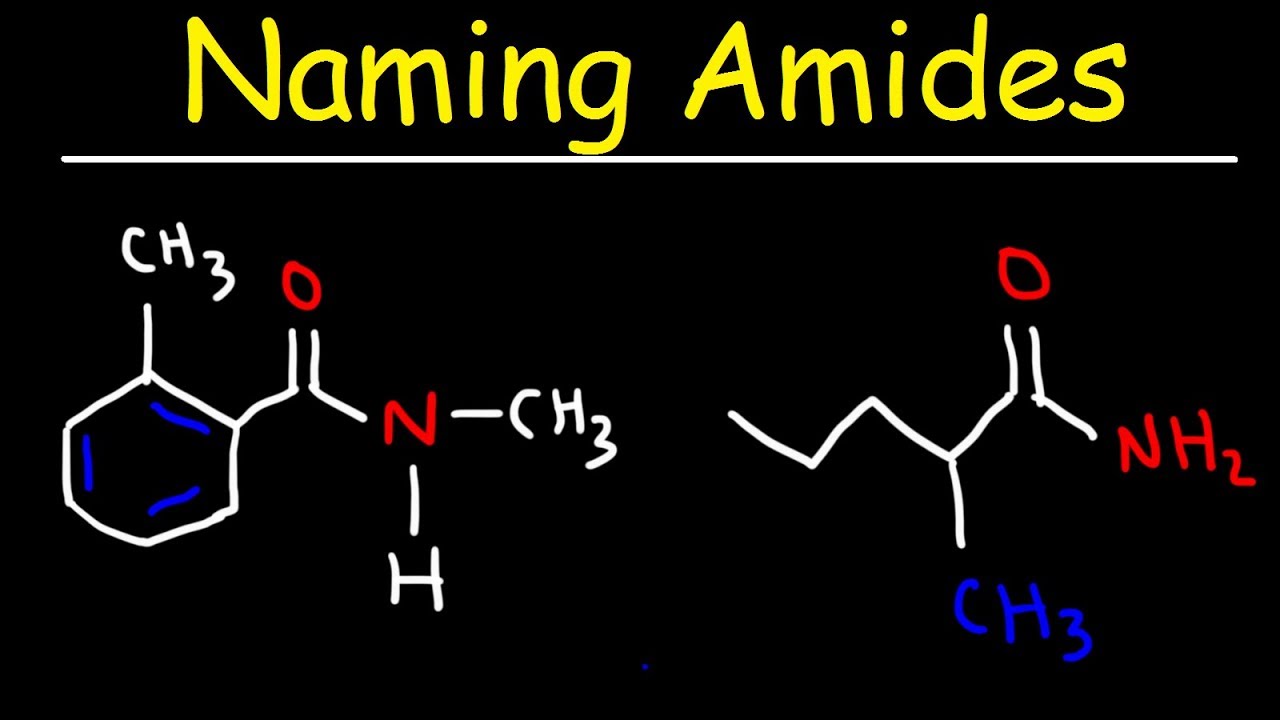 A Comprehensive Guide to Naming Amides: IUPAC Nomenclature Explained ...