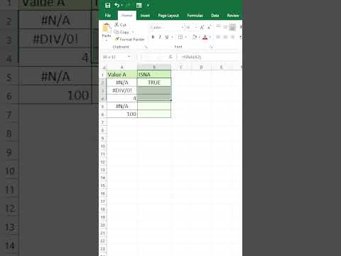 Excel ISNA Function Explained | Detect #N/A Errors Only!