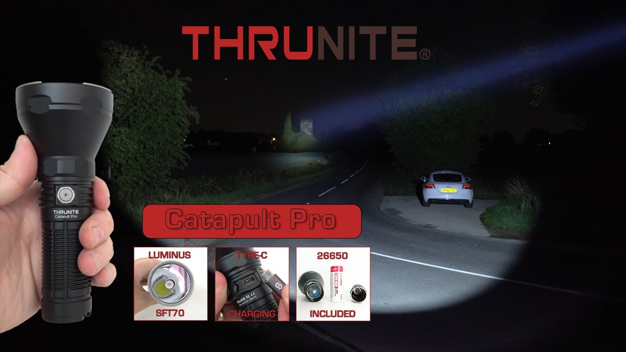 THRUNITE Catapult Pro with ramping UI, Type-C charging & 26650 battery ...