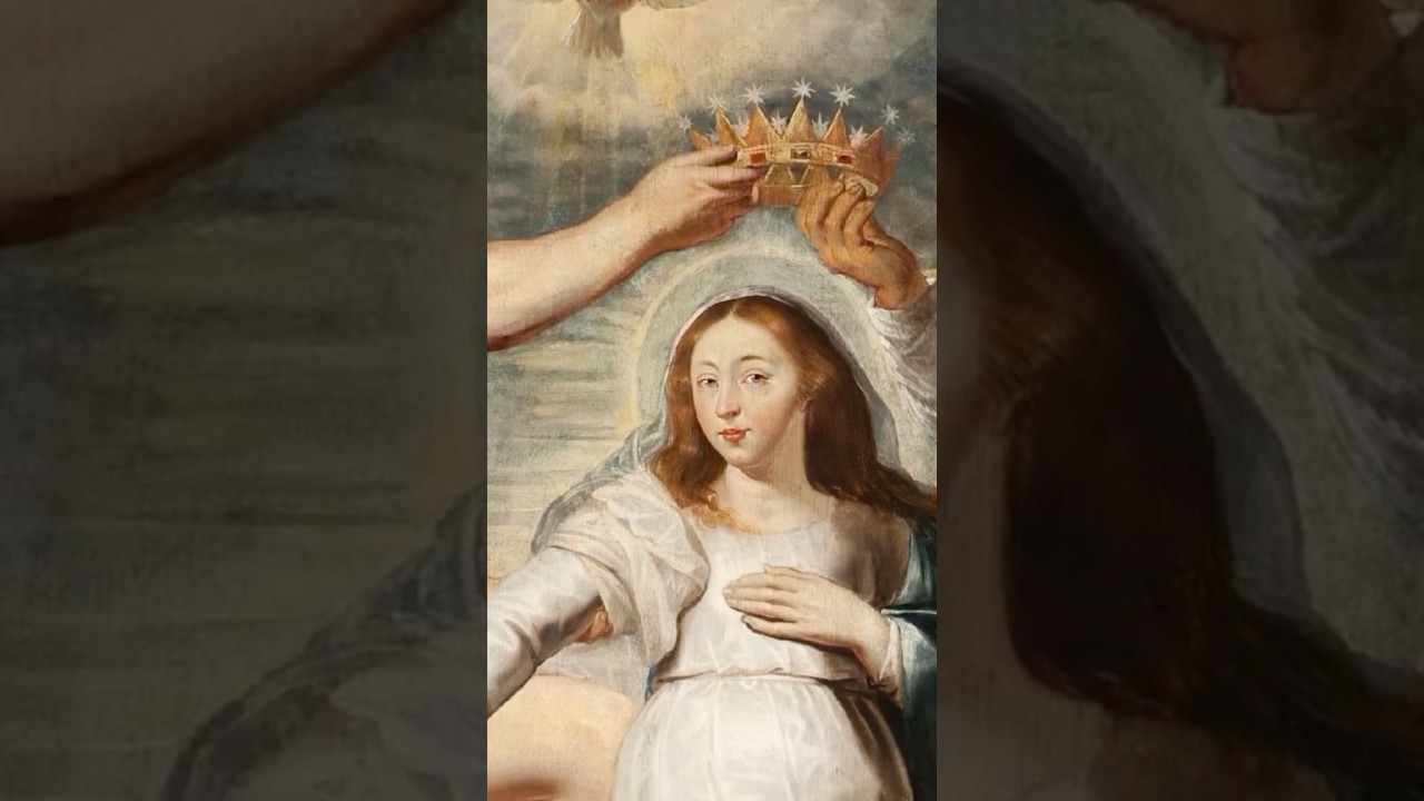 The coronation of the Virgin | full video in my channel #catholic #art #paiting #mary