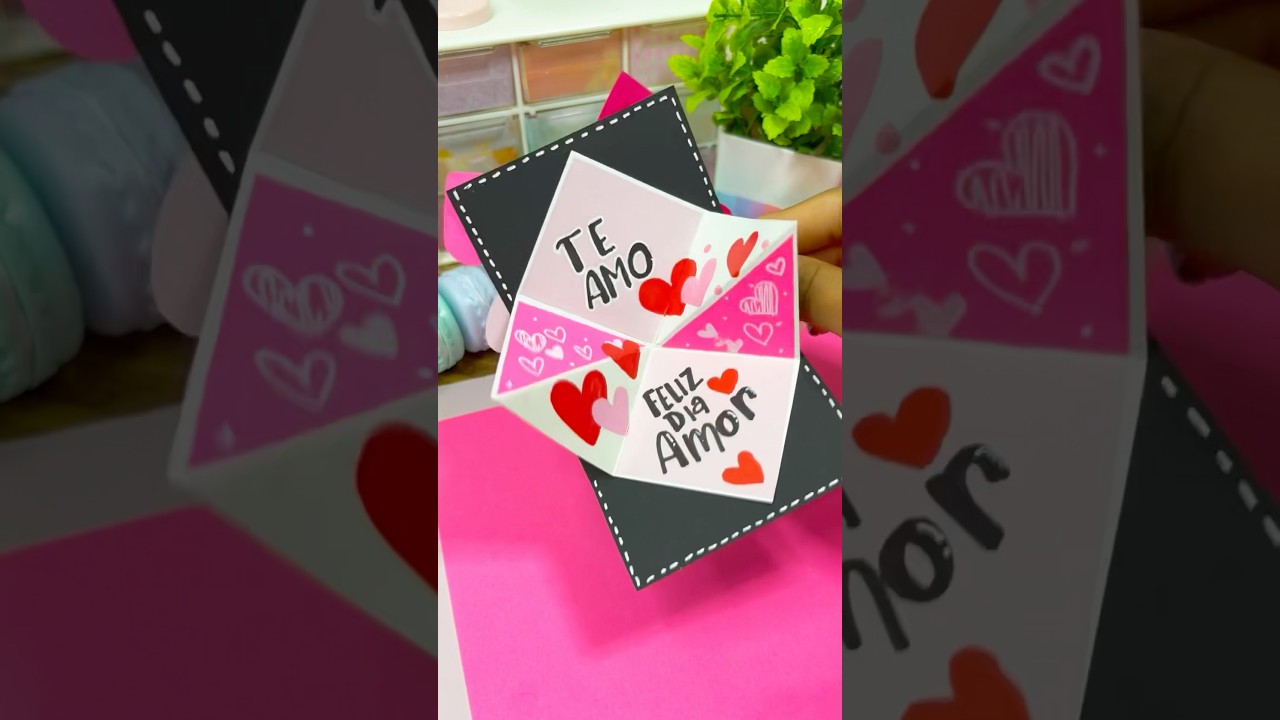 Idea de tarjeta para san Valentín  #tarjetas #amor #love #ideas #lettering  #regalo