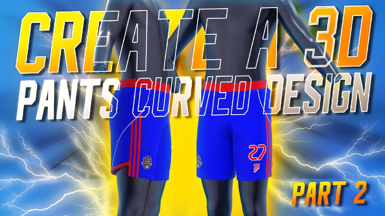 Create a 3D Pants Curved Design | Adobe Illustrator | CLO3D | Part 2