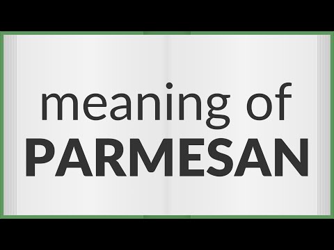 Parmesan | meaning of Parmesan