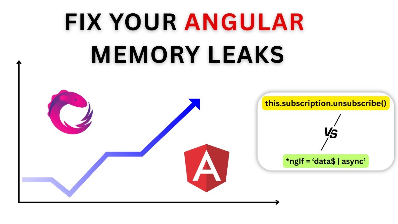 Stop Memory Leaks in Angular | Unsubscribe from Observables in Angular | Async Pipe