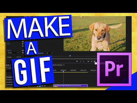 Create Animated GIF in Adobe Premiere Pro
