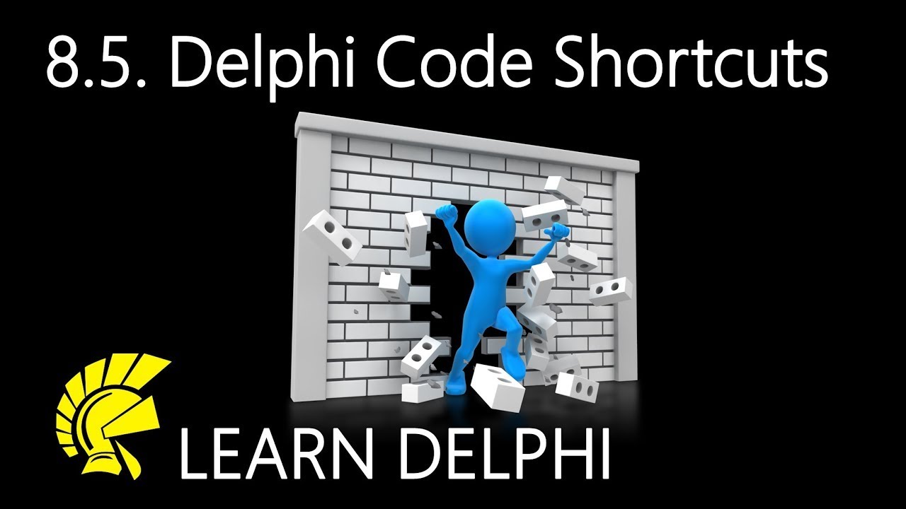 Learn Delphi Programming | Unit 8.5 | Code Shortcuts and Assistance In Delphi