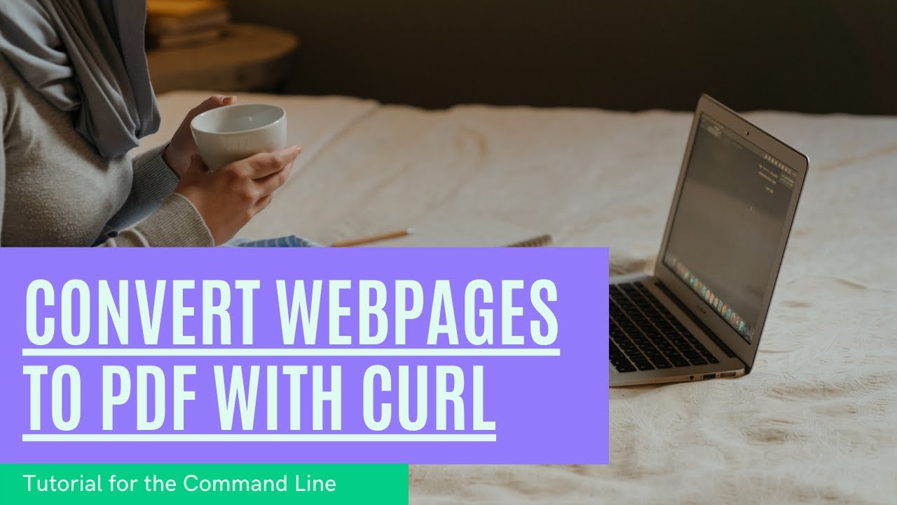 Convert Webpages to PDF with cURL